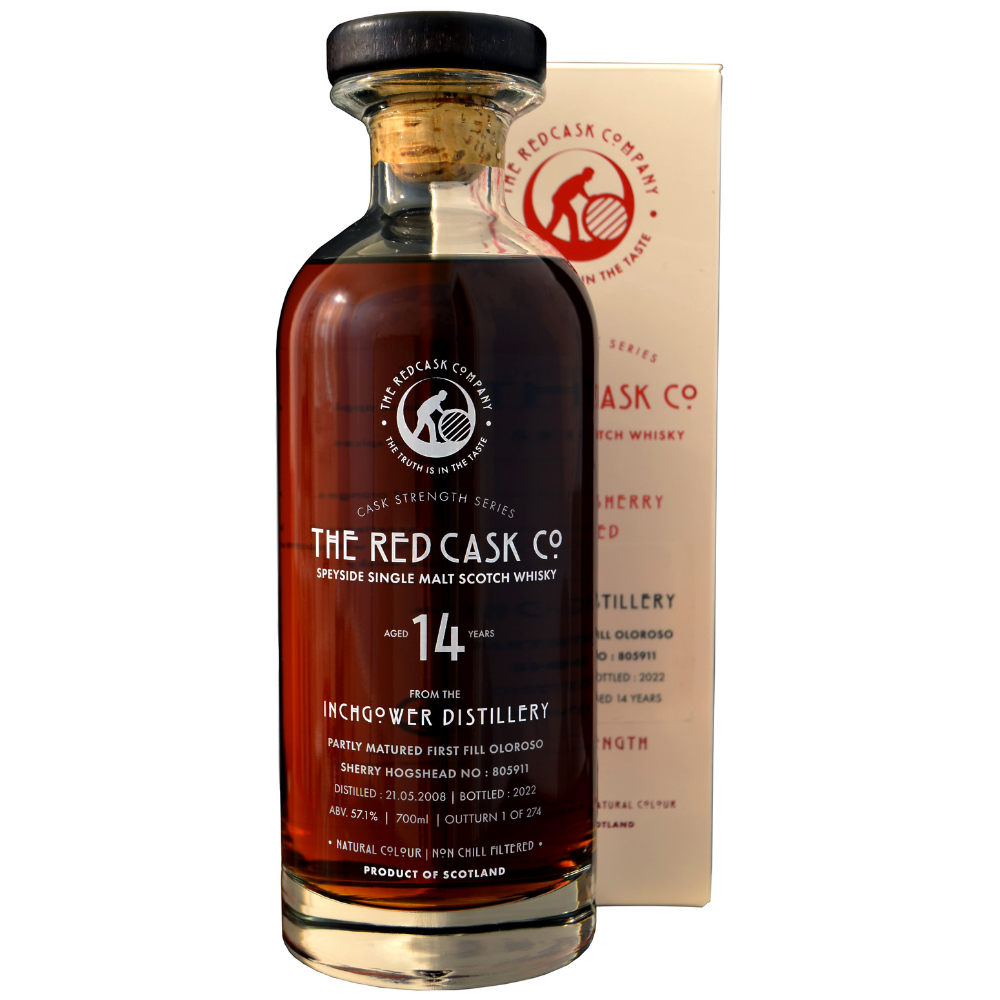 The Red Cask Co. Inchgower 14 Year Old First Fill Oloroso Single Cask ...